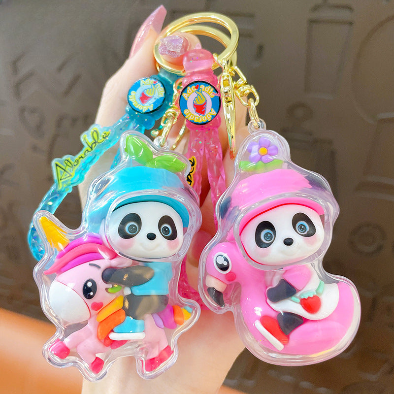 Wholesale Acrylic Shell Panda Keychain JDC-KC-YanG049 — JOYASDECHINA ...