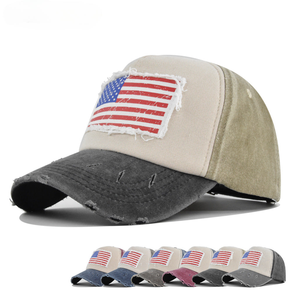 Wholesale Cotton Vintage Patch Flag Baseball Cap JDC-FH-DeX016 ...