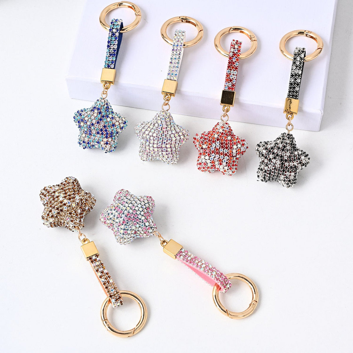 Wholesale Keychain PVC Diamond Star JWE-KC-JFan010 — JOYASDECHINA ...