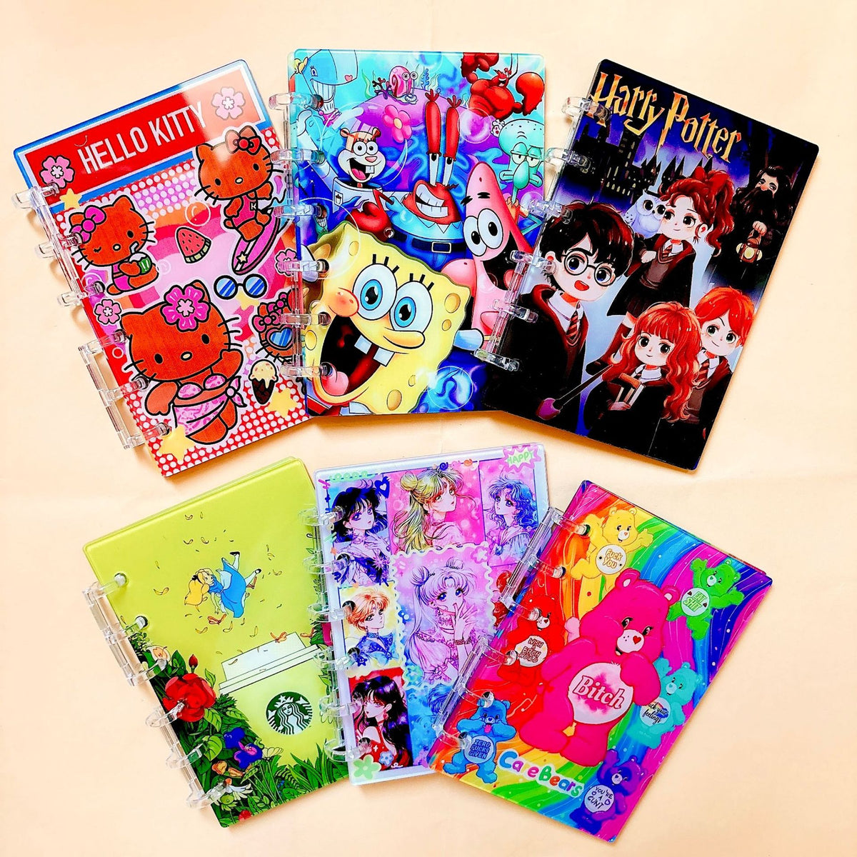 Wholesale Acrylic Notebook Loose-leaf A7A5 JDC-NK-MH003 — JOYASDECHINA ...