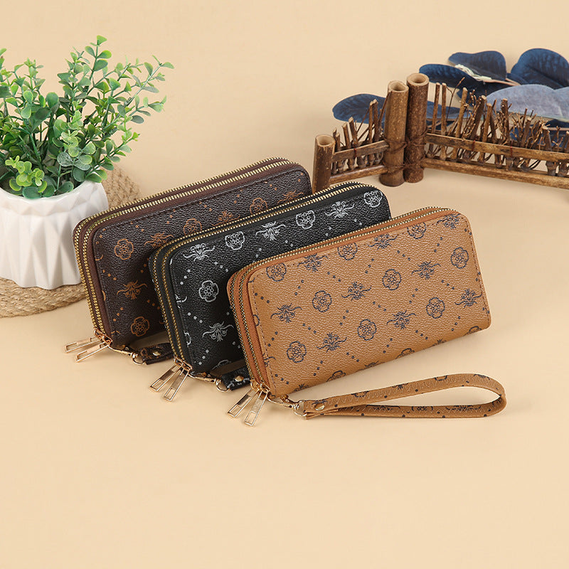 Wholesale Double Zipper Long Large Capacity Multifunctional Wallet JDC ...