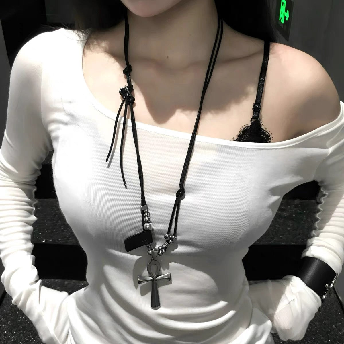 Wholesale Cross necklace punk goth niche — JOYASDECHINA WHOLESALE JEWELRY
