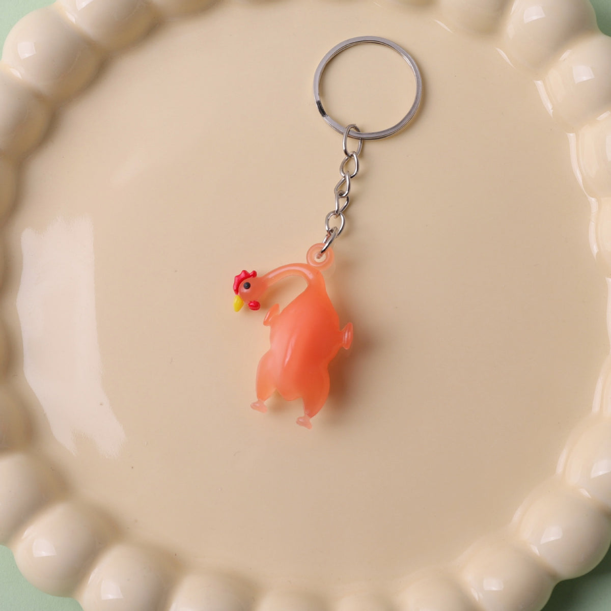Wholesale Color-changing roast duck keychain that changes color when e ...