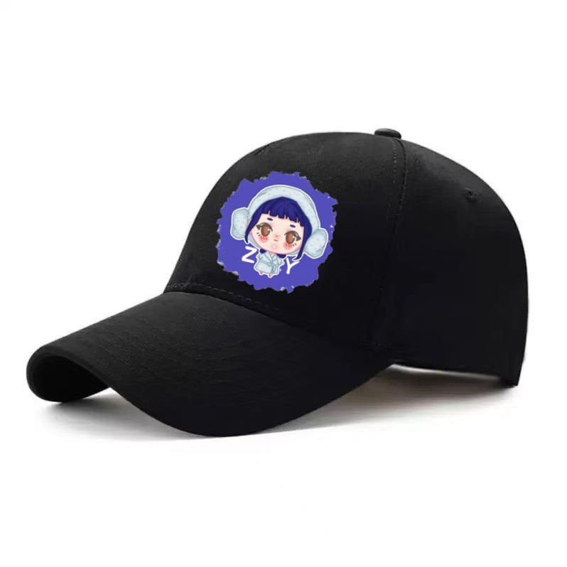 Wholesale Kpop style colorful baseball cap outdoor original design cot ...