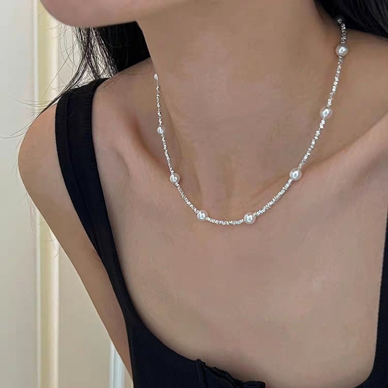 Wholesale High end fashion pearl collarbone chain — JOYASDECHINA ...