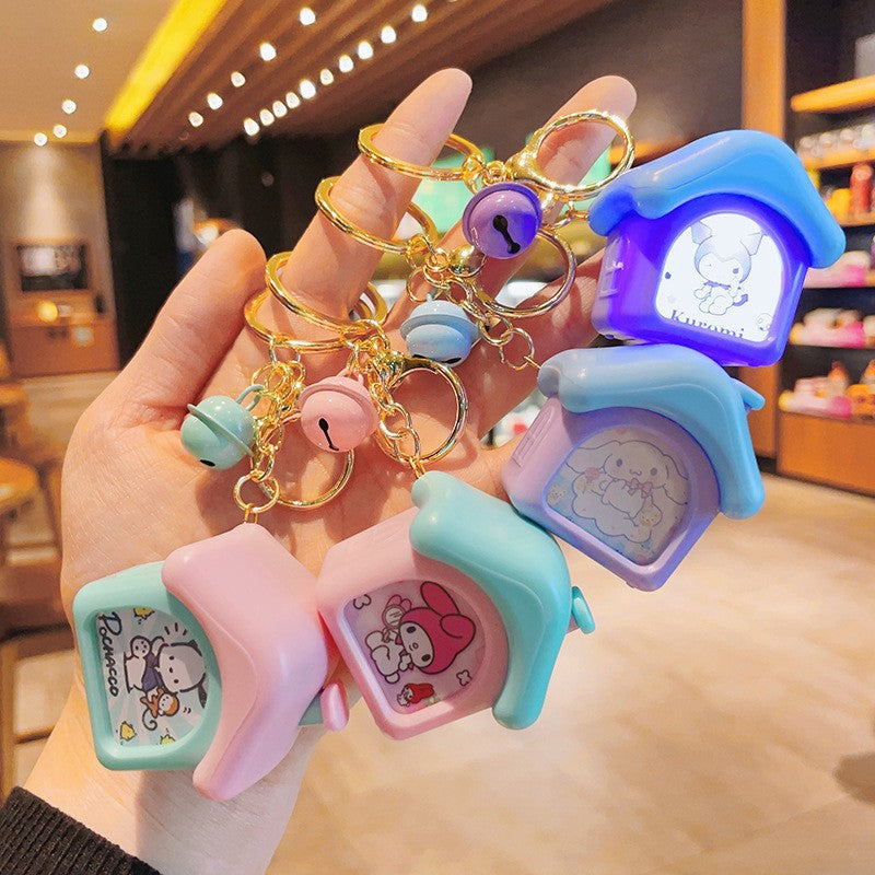 Wholesale Cartoons Plastic Illuminated Small House Keychain JDC-KC ...
