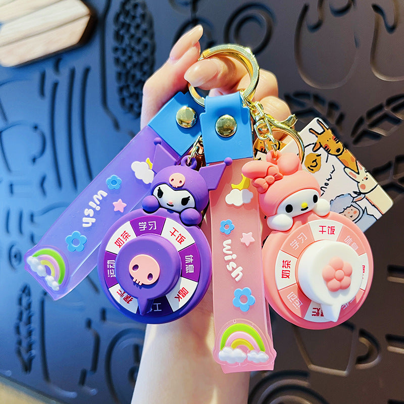 Wholesale Cartoon Cute Spinning PVC Keychains JDC-KC-Hangl007 ...