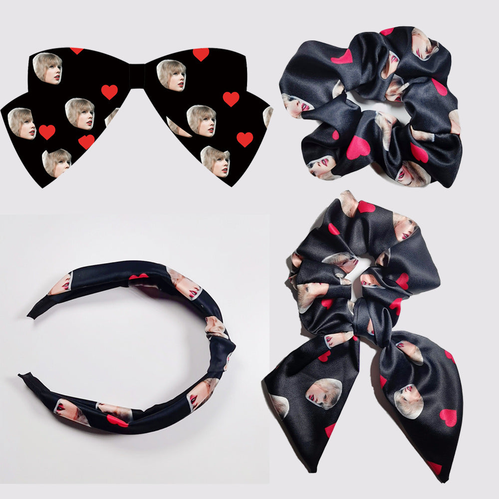 Wholesale Fabric Bow Large Intestine Hair Loop, Ribbon Scarf JDC-HD ...