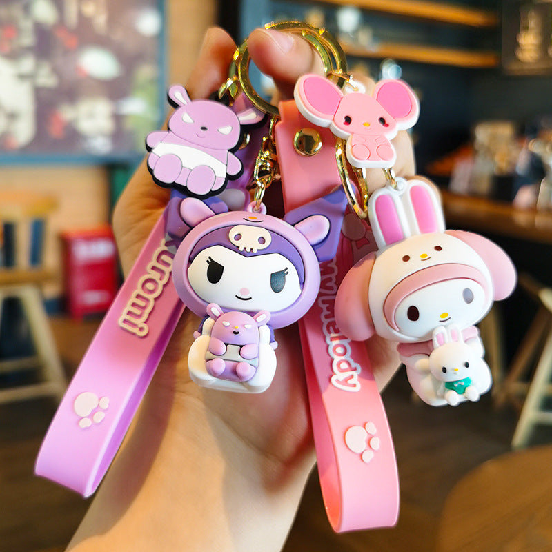 Wholesale Cartoon Doll Rubber Keychain JDC-KC-Tingm025 — JOYASDECHINA ...