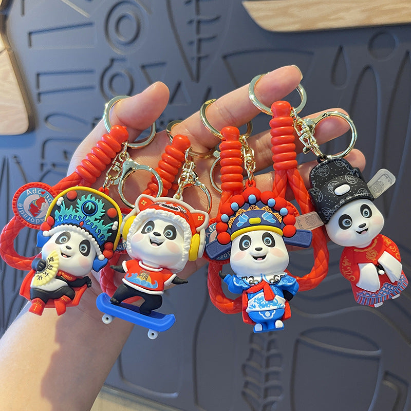 Wholesale Peking Opera Panda Keychain JWE-KC-OuBu004 — JOYASDECHINA ...