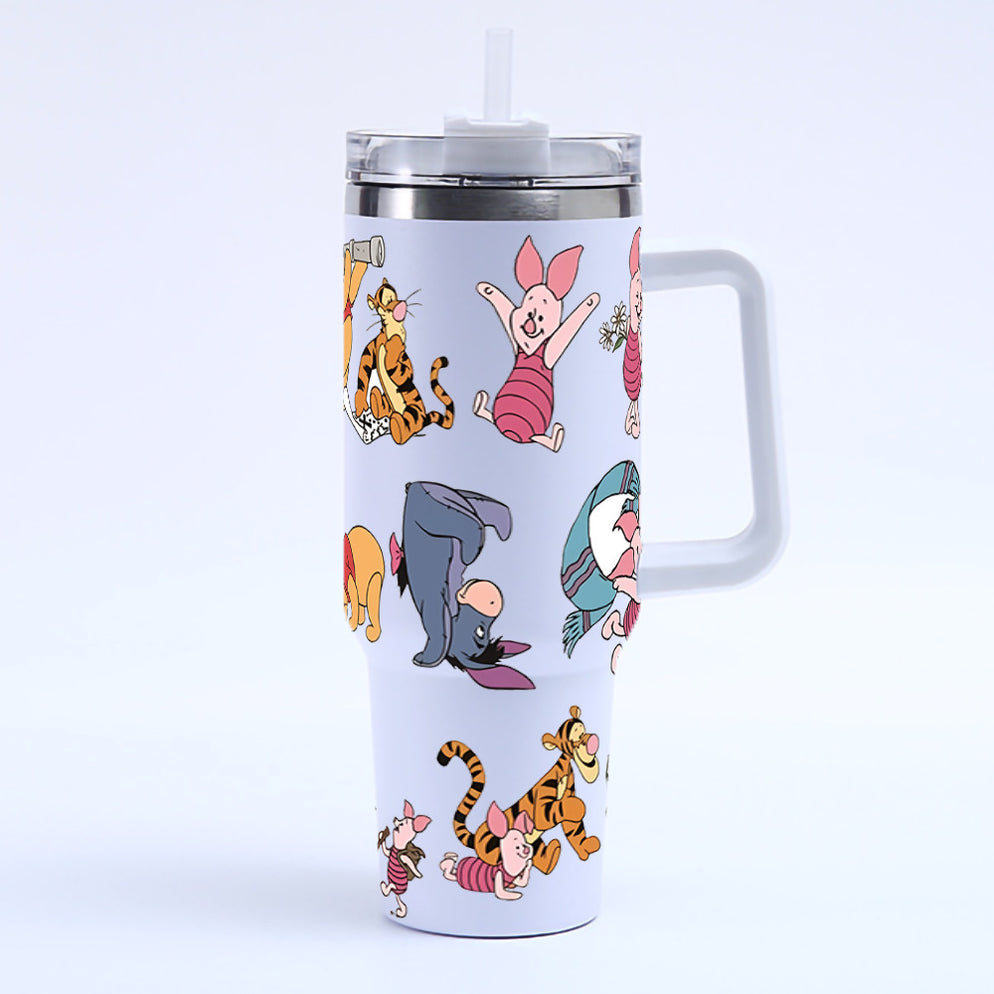 Wholesale Tumbler 3D printed cartoon pattern 40OZ stainless steel Ice ...