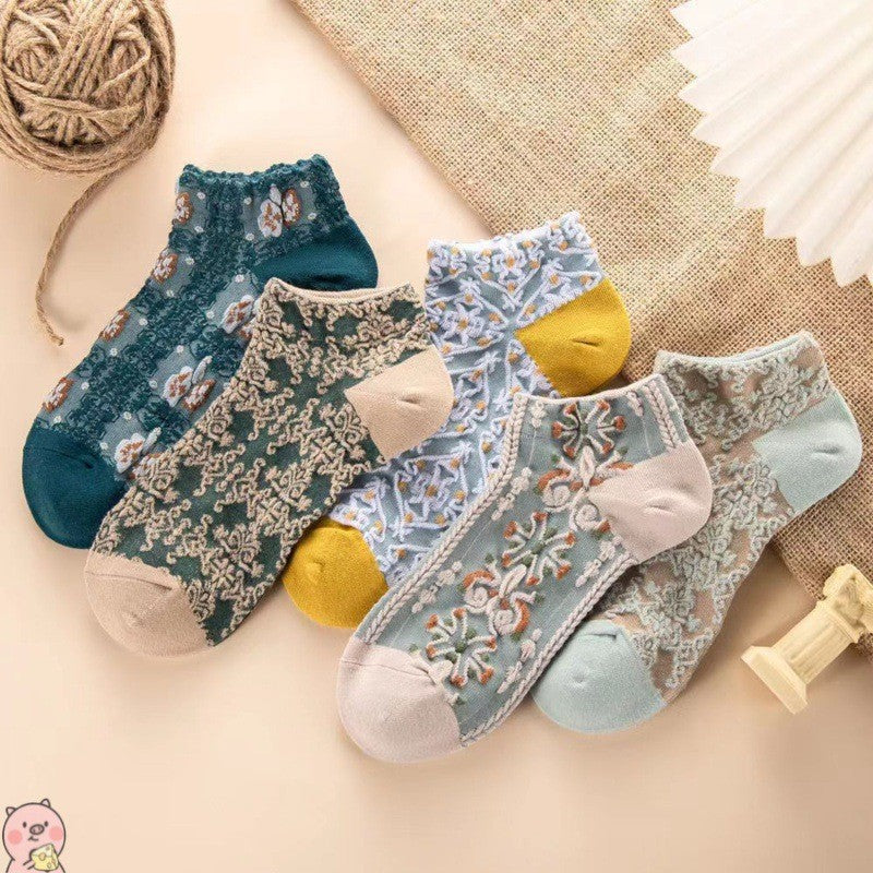 Wholesale Socks for women in spring and summer, short tube socks, vers ...