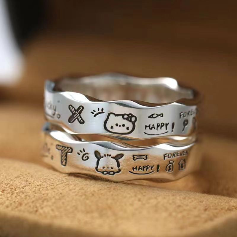 Wholesale Cartoon Graffiti Ring — JOYASDECHINA WHOLESALE JEWELRY