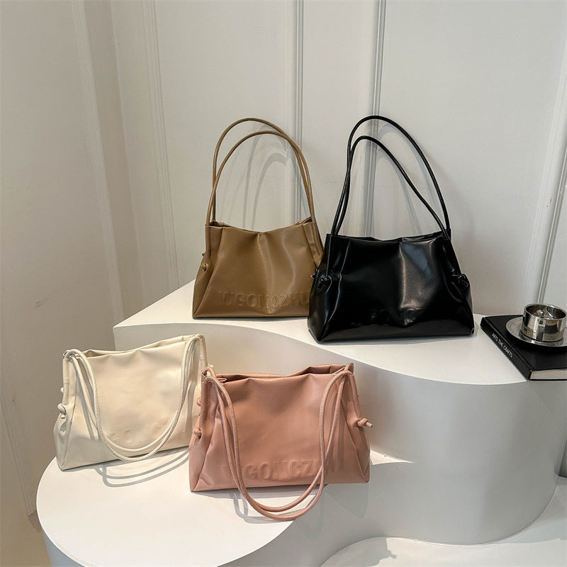 Wholesale PU Large Capacity Indentation Letter Shoulder Bag JDC-SD ...