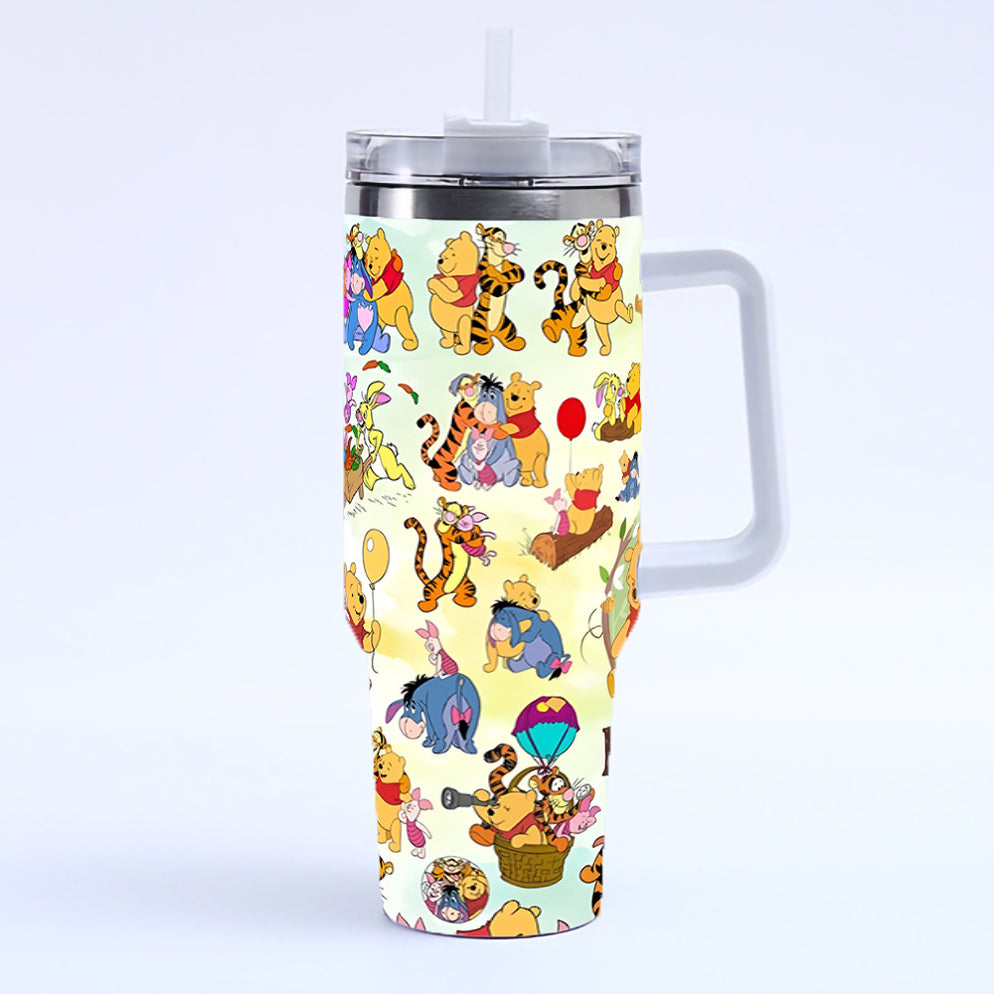 Wholesale Tumbler 3D printed cartoon pattern 40OZ stainless steel Ice ...
