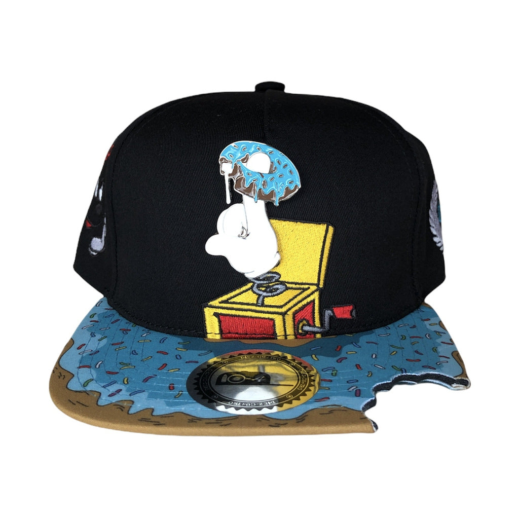 Wholesale Finger notch cap, flat brim cap, baseball cap — JOYASDECHINA ...