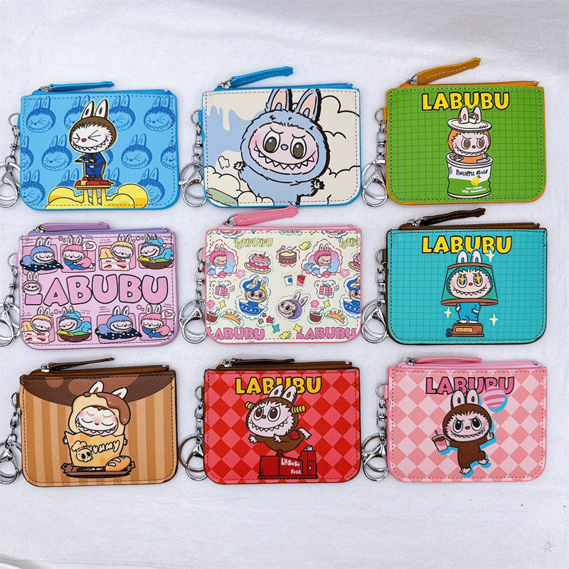 Wholesale Cartoon forest elf card holder coin purse integrated with ke ...