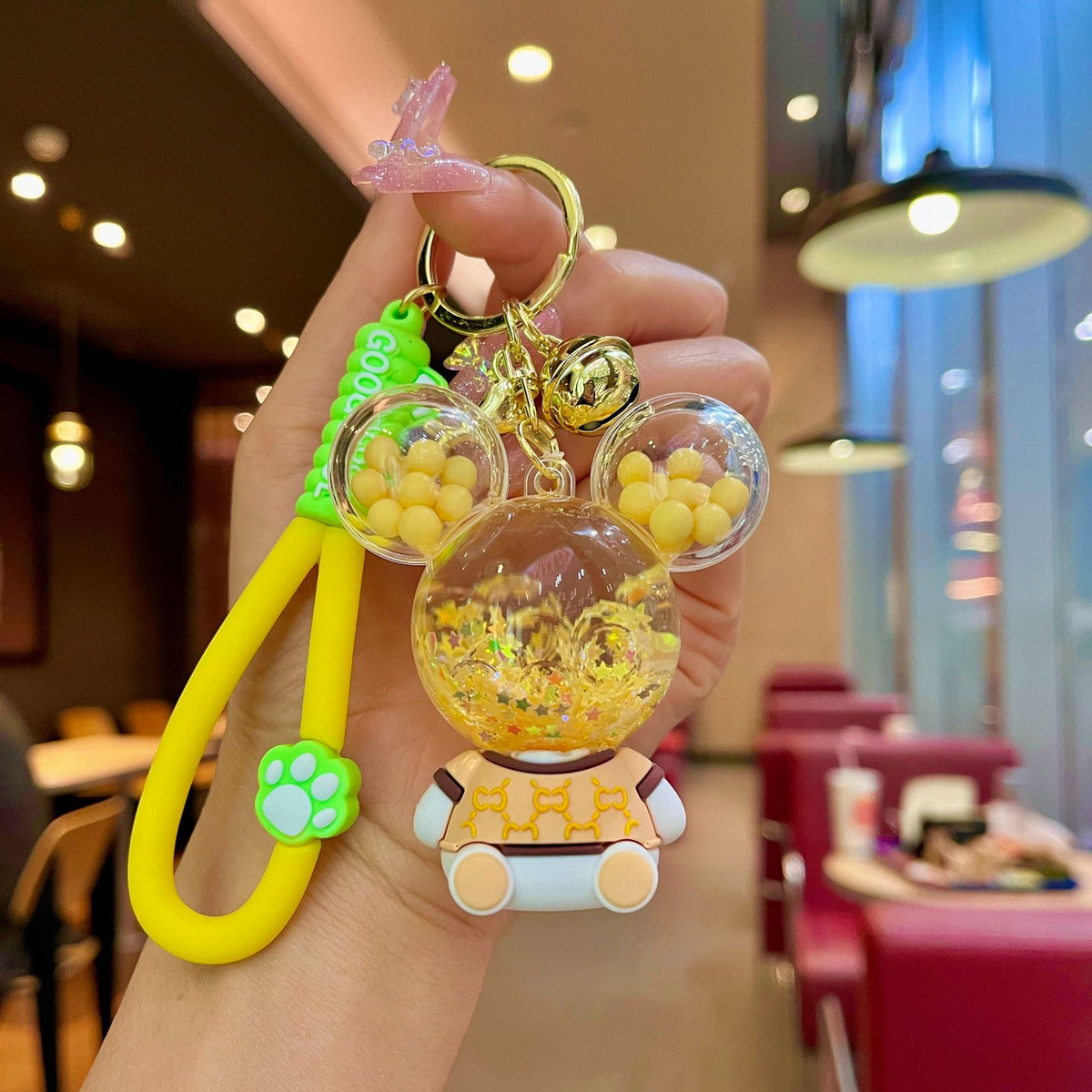 Wholesale Acrylic Oil Quicksand Bottle Cartoon Keychain JDC-KC-JinM004 ...