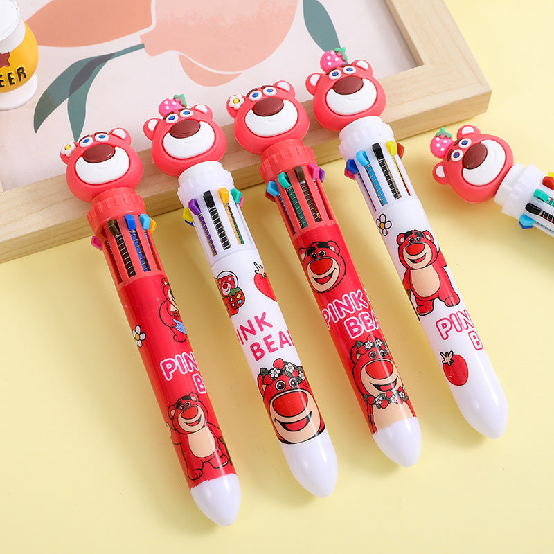 Wholesale Cartoon Doll Plastic 10 Colors Ballpoint Pen JDC-PN-KuBei009 ...