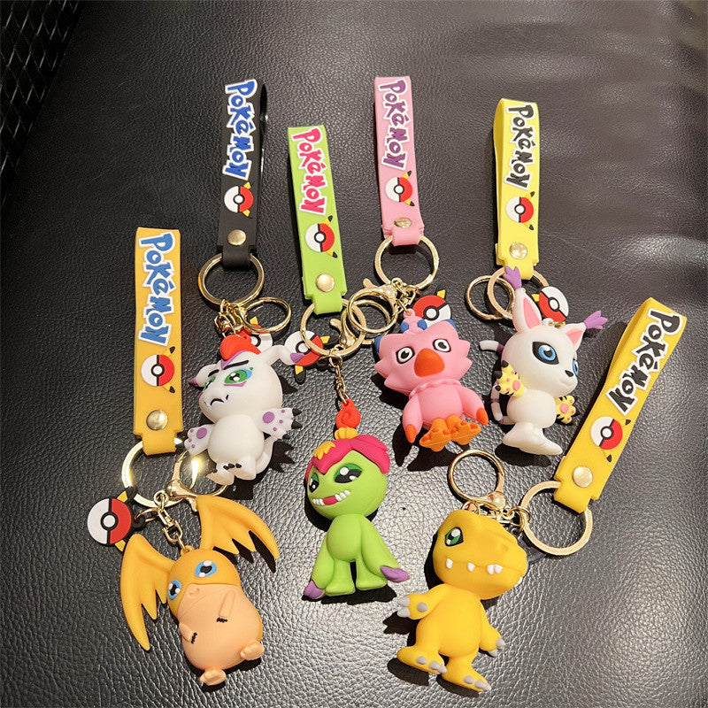 Wholesale Cartoon Cute Silicone Keychains JDC-KC-JinB023 — JOYASDECHINA ...