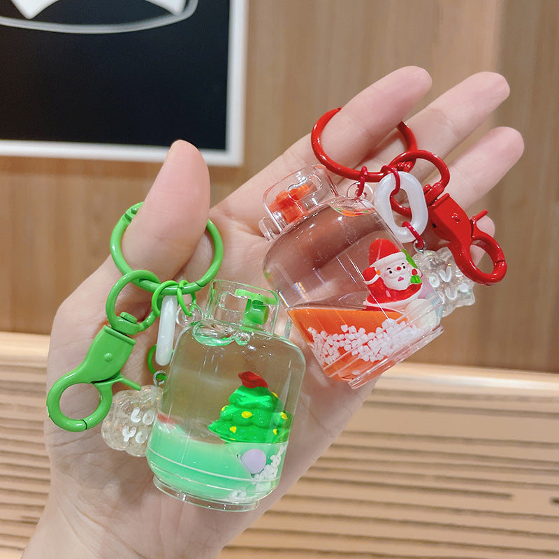 Wholesale Christmas Floating Quicksand Gas Tank Keychain JWE-KC ...