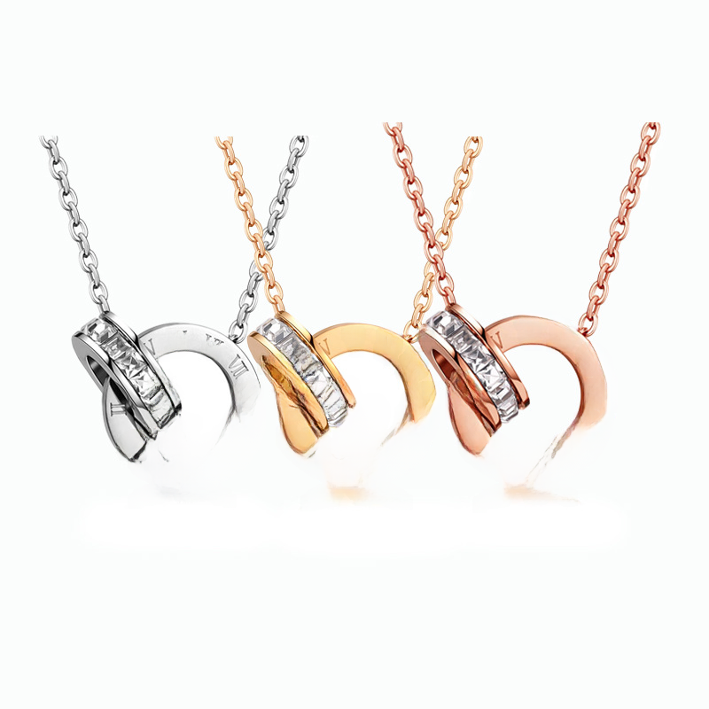 Wholesale Light luxury design collarbone chain simple and versatile Ro ...