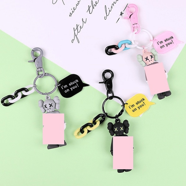 Wholesale metal grey sesame street kaws doll pendant keychains (F)JDC ...